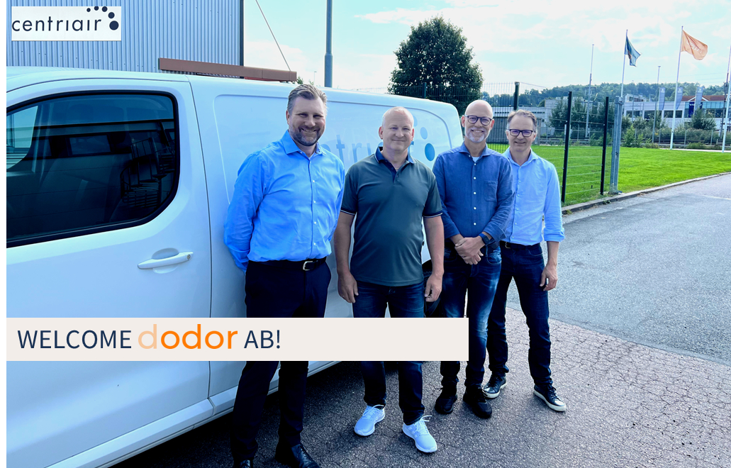 Dodor AB will become a member of the Centriair family! - We are Centriair